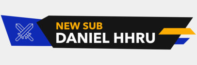 Placeit - Twitch Alert Box Design Template with Gaming-Style Icons