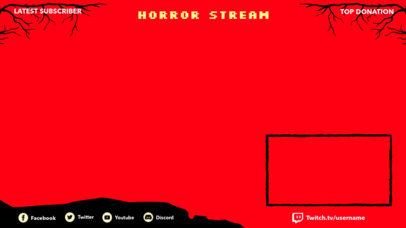 Placeit - Twitch Overlay Maker with a Webcam Frame for Horror-Game Live ...