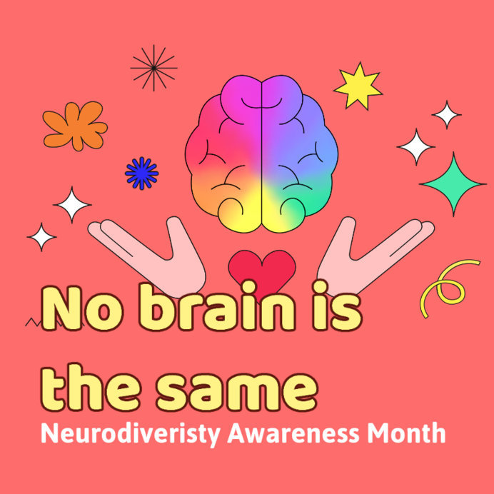 Placeit - Instagram Post Maker to Commemorate Neurodiversity Awareness ...