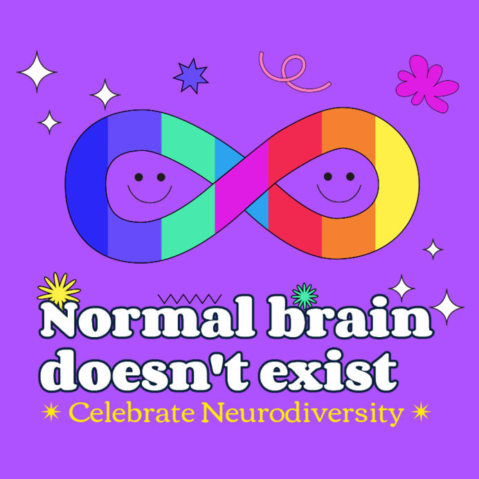 Placeit - Instagram Post Design Template with a Neurodiversity Theme