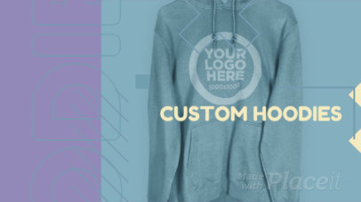 Placeit - Facebook Cover Video Template for a POD Store Ad