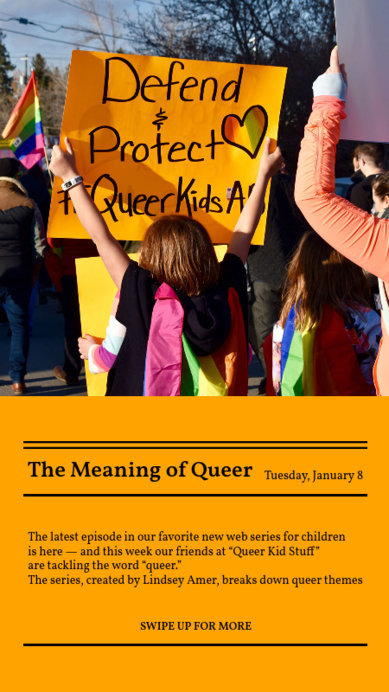 Placeit - Instagram Story Design Maker to Share LGBT-Related News