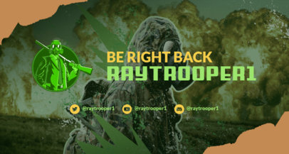 Placeit - Twitch Banner Maker for a Gaming Channel Featuring a Shooter ...