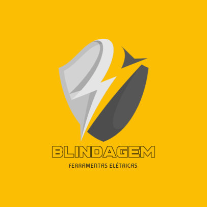 Placeit - Abstract Logo Template for an Electric Tools Shop