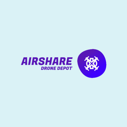Placeit - Dropshipping Logo Creator for a Tech Company with a Flying ...