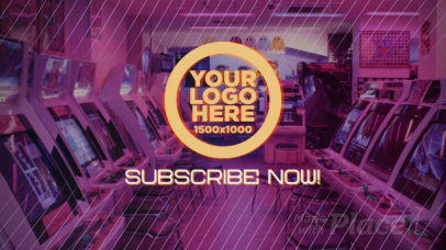 Placeit - Intro Video Template with Retro Arcade Machines