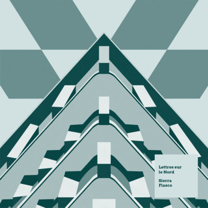 Placeit - Album Cover Maker for Indie Rock Bands with Geometrical Shapes