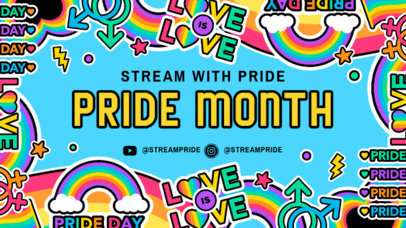 Placeit - LGBT-Themed Banner Maker with Groovy Graphics
