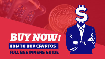 Placeit - YouTube Thumbnail Design Template For Cryptocurrency Trading ...