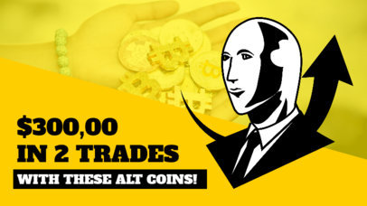 Placeit - YouTube Thumbnail Design Maker With a Crypto Trading Theme