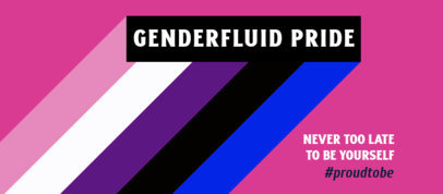 Placeit - LGBT Facebook Cover Design Generator to Celebrate Pride Month