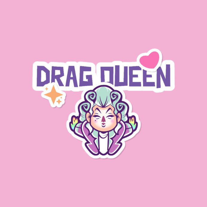 Placeit - Cartoonish Twitch Emote Logo Template Featuring a Fabulous ...