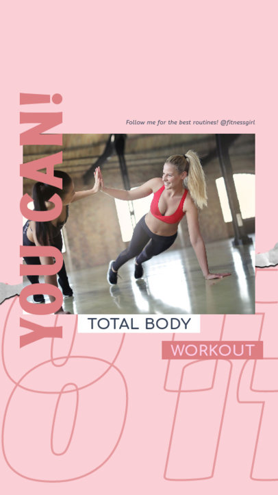 Placeit - Instagram Story Design Template for Fitness Influencers with ...