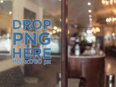 Placeit - Vintage Coffee Shop Window Decal Template